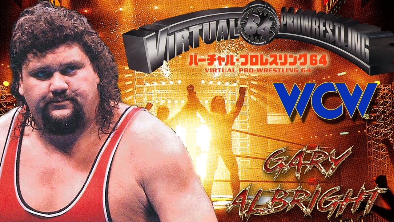 Virtual Pro Wrestling 64 N64 - WCW World Heavyweight Title - Gary ...