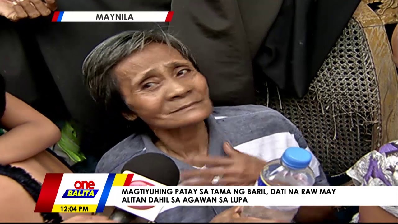 ONE BALITA | Dalawang lolo patay sa baril habang isang trabahador patay ...