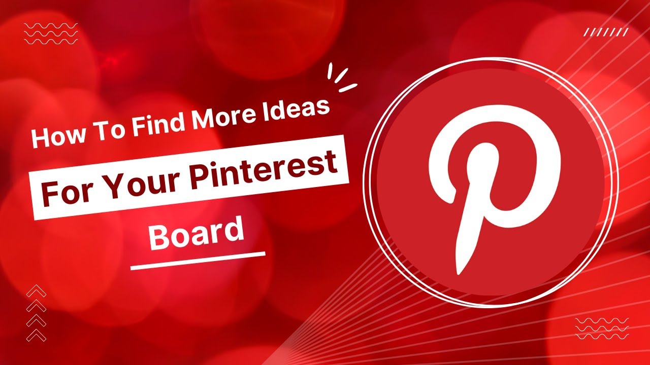 How To Find More Ideas For Your Pinterest Board - YouTube