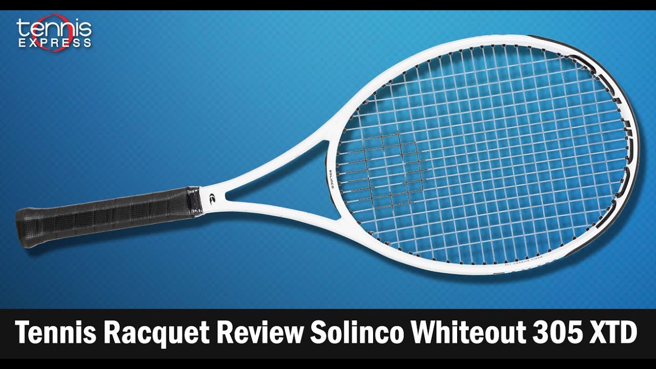 Solinco Whiteout 305 XTD Racquet Review | Tennis Express - YouTube