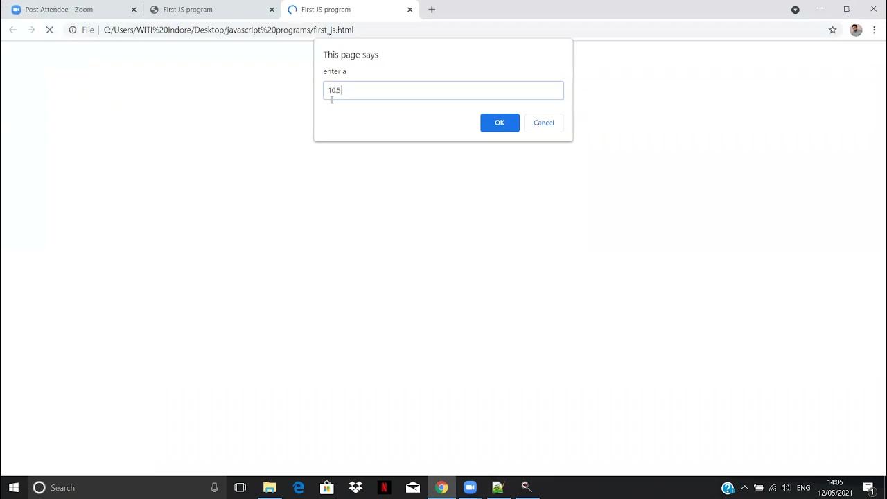 javascript user input - YouTube