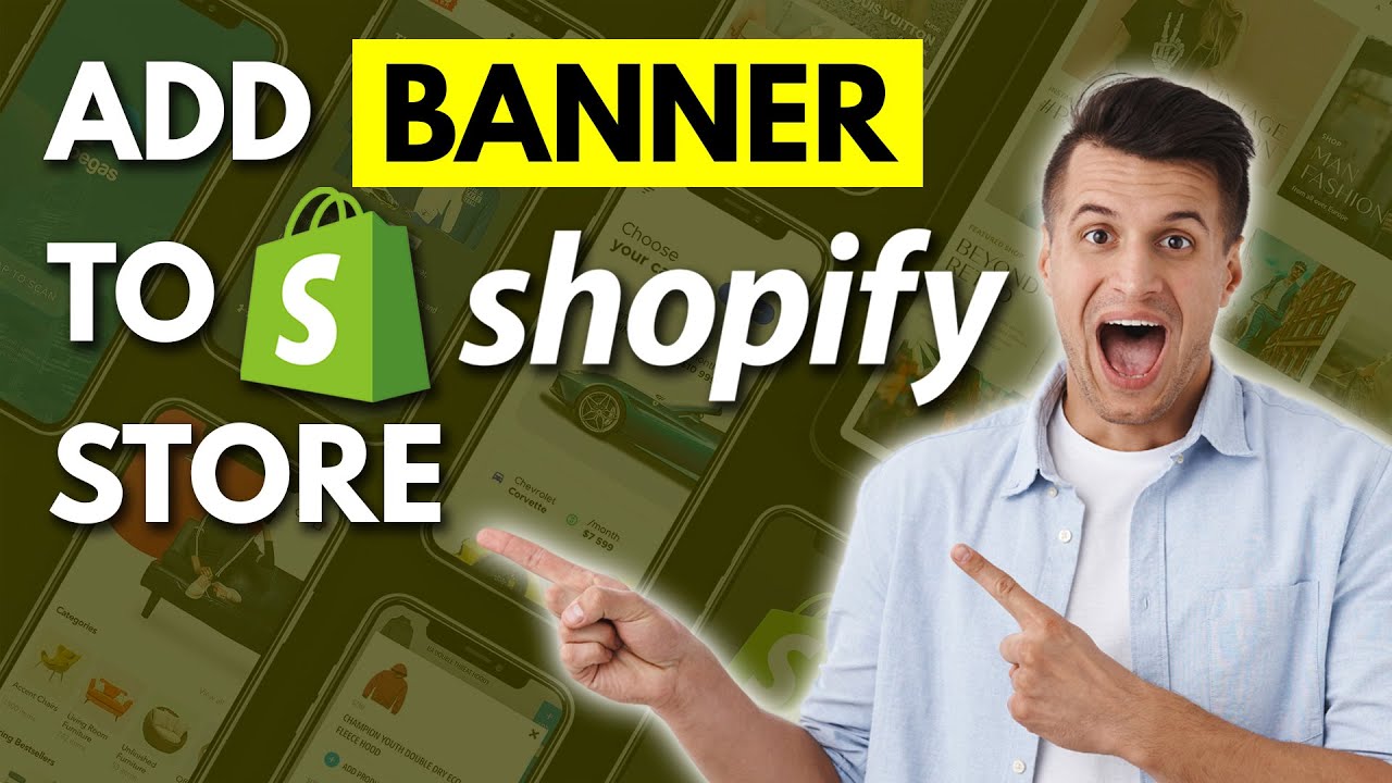 How to Add a Banner to Your Shopify Store | Shopify Tutorial for ...