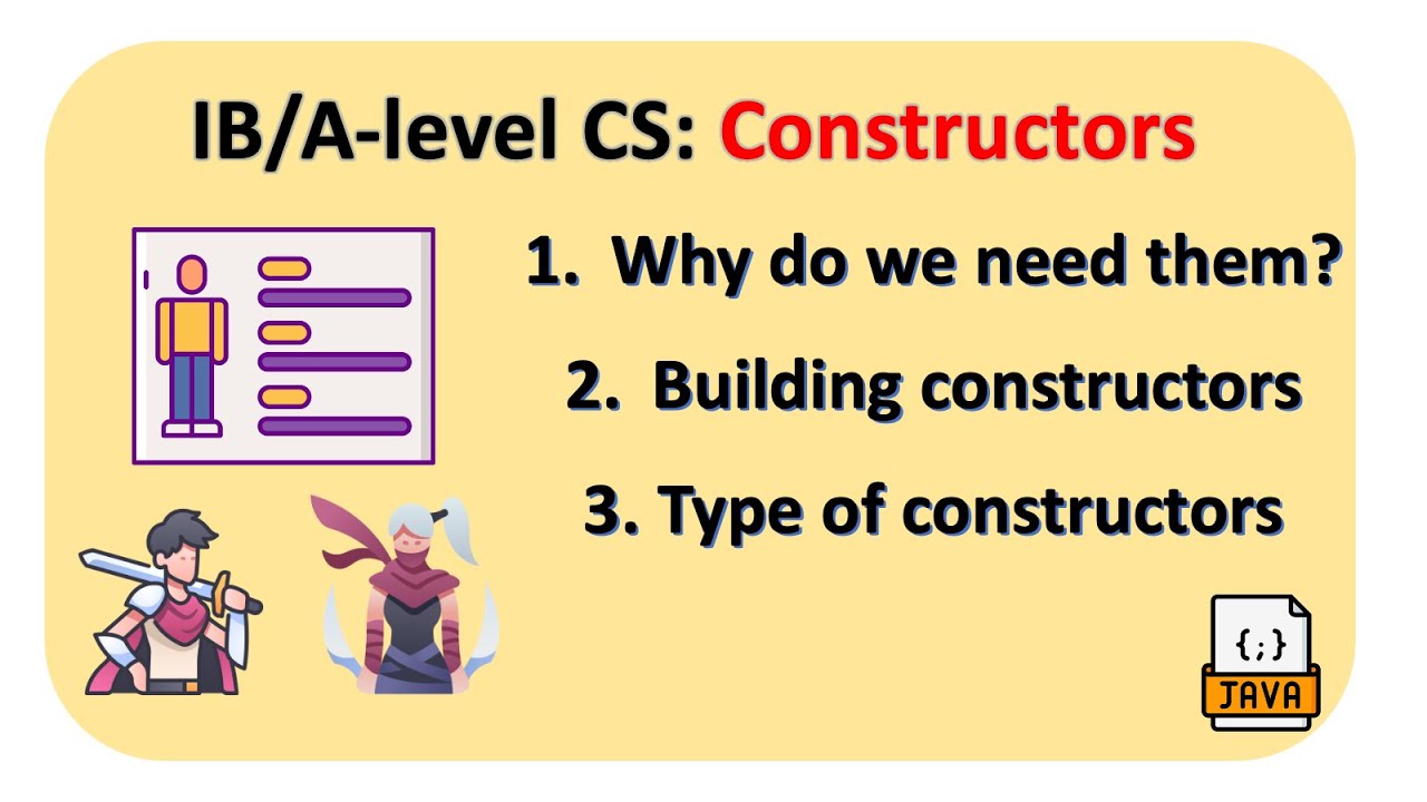 Constructors for IB/A-level Computer Science - YouTube