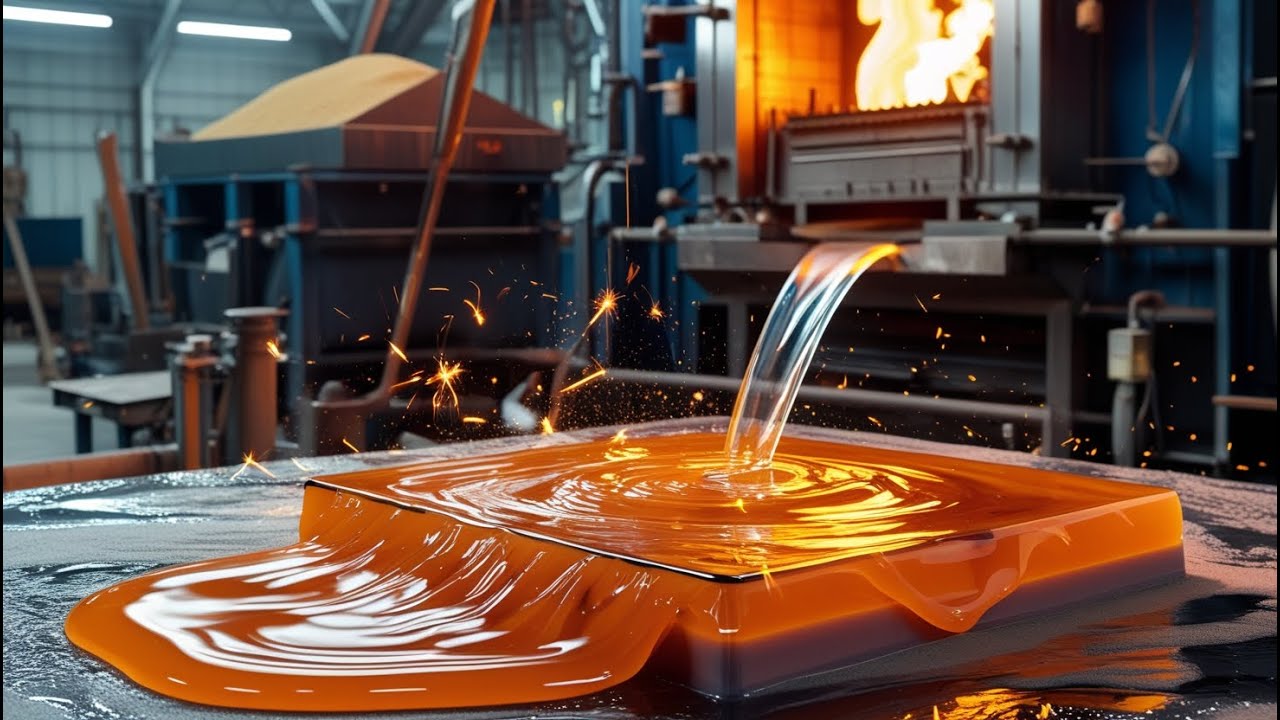 How Glass Is Made – The Mesmerizing Process from Sand to Pane - YouTube