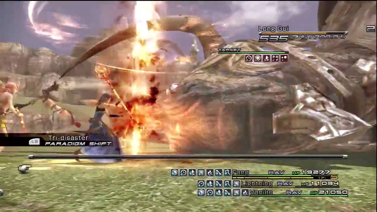 Final Fantasy XIII HD Long Gui Farming (No shrouds, no summon) - YouTube