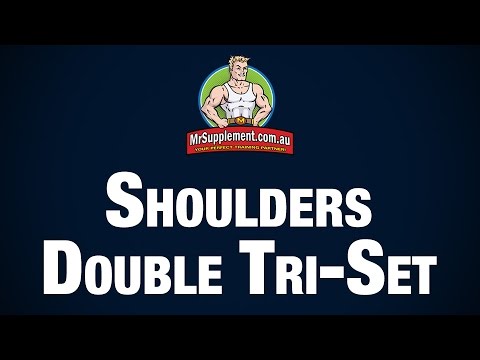 Shoulders Double Tri-Set Workout - YouTube