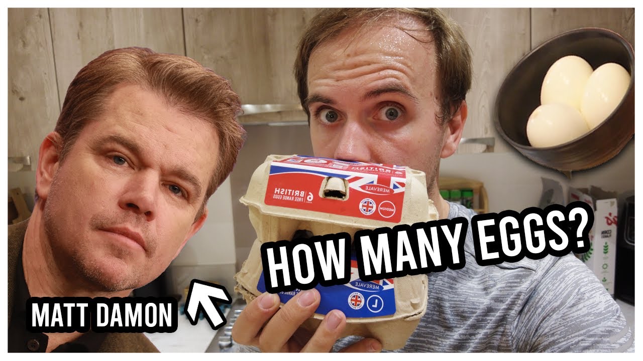 Eating like Matt Damon for a day!! Oppenheimer Diet? - YouTube