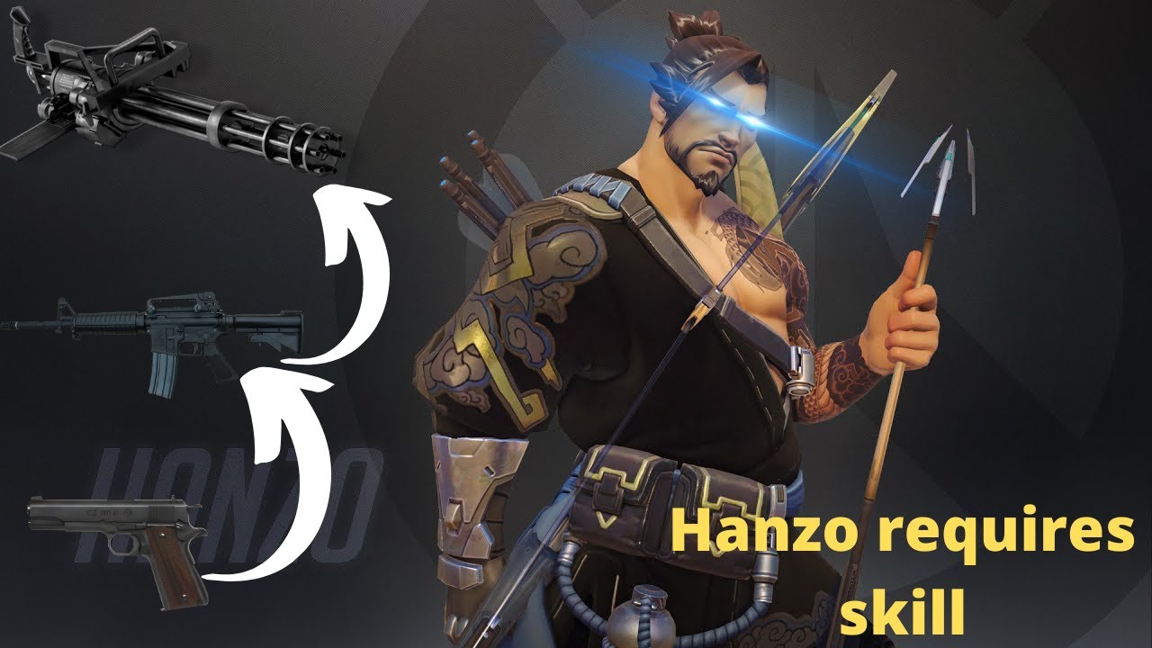 Overwatch gun game! Hanzo requires skill!!! - YouTube