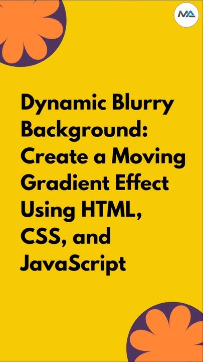 🌟 Create a Dynamic Blurry Background Effect in 60 Seconds! ⏱️ (HTML, CSS, JavaScript) #shorts ...