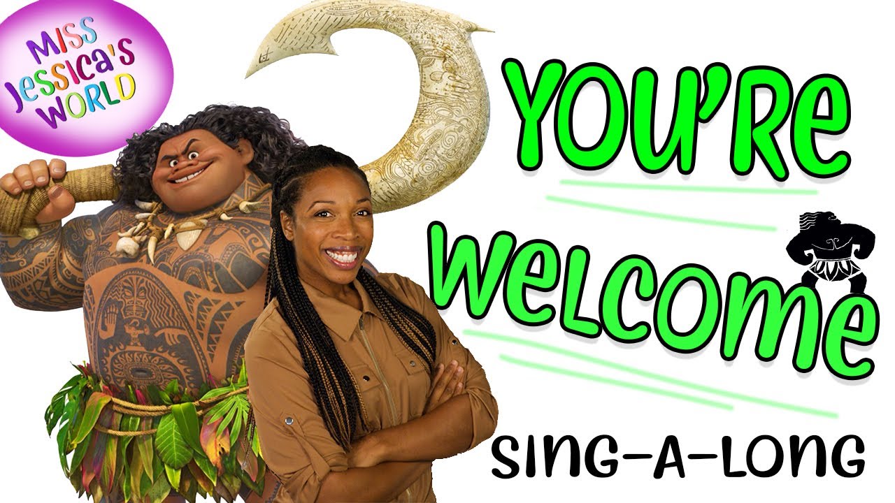 You're Welcome from Moana | Sing-a-long | Party song for kids | Miss ...