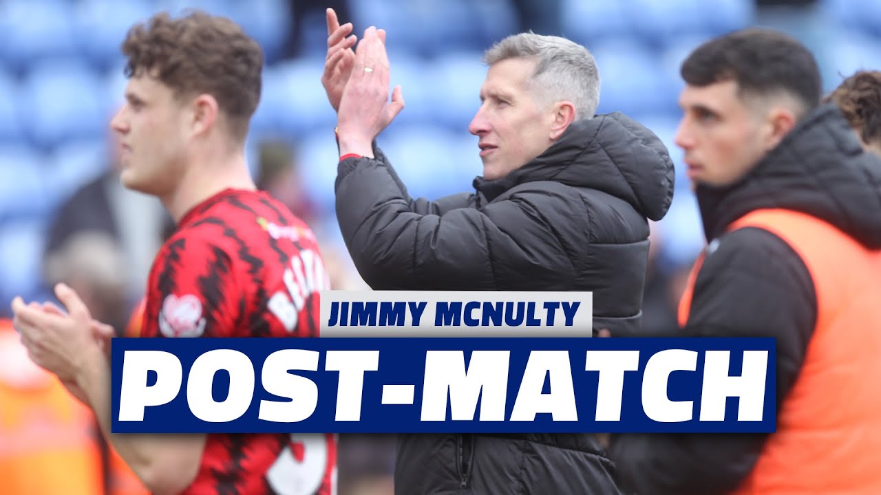 Jimmy McNulty Reflects On Oldham Draw - YouTube
