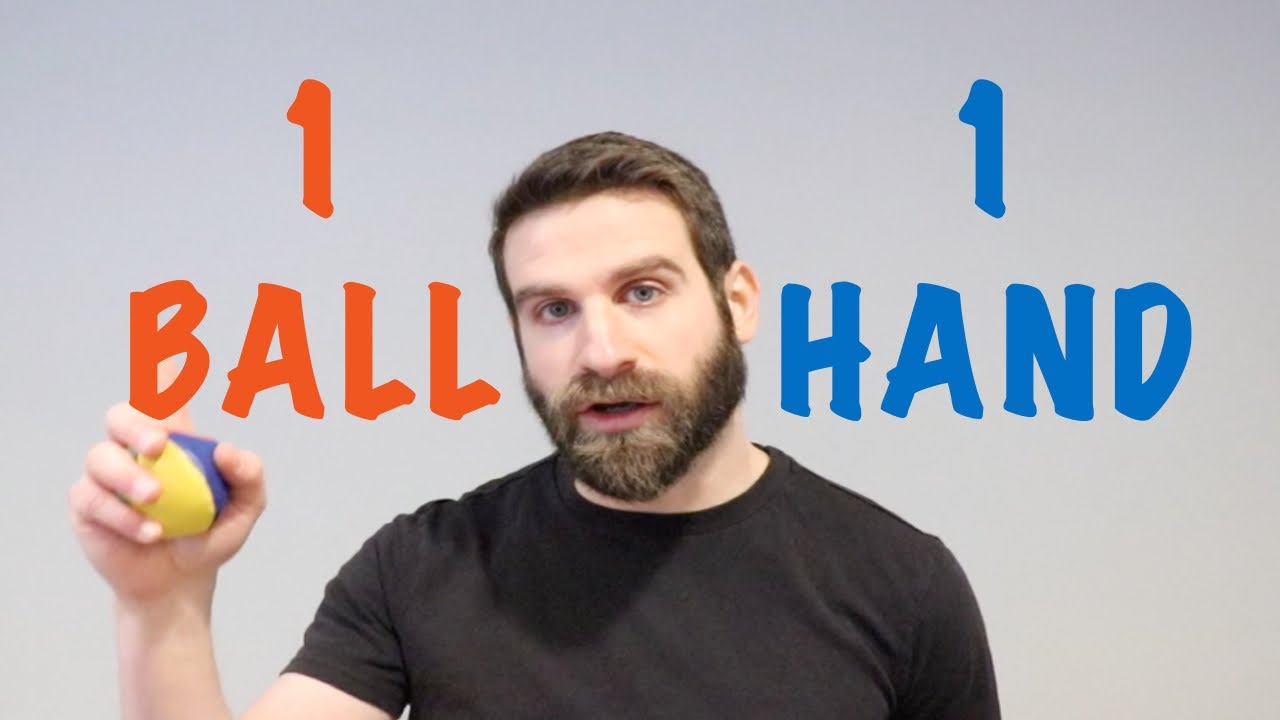 JUGGLING 1 BALL WITH 1 HAND - Important Skill - YouTube