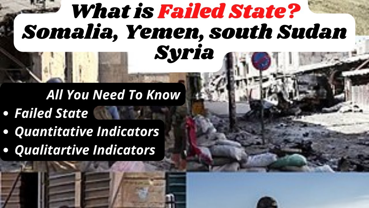 What is Failed State(विफल राज्य) ? World's most failed State "Somalia ...