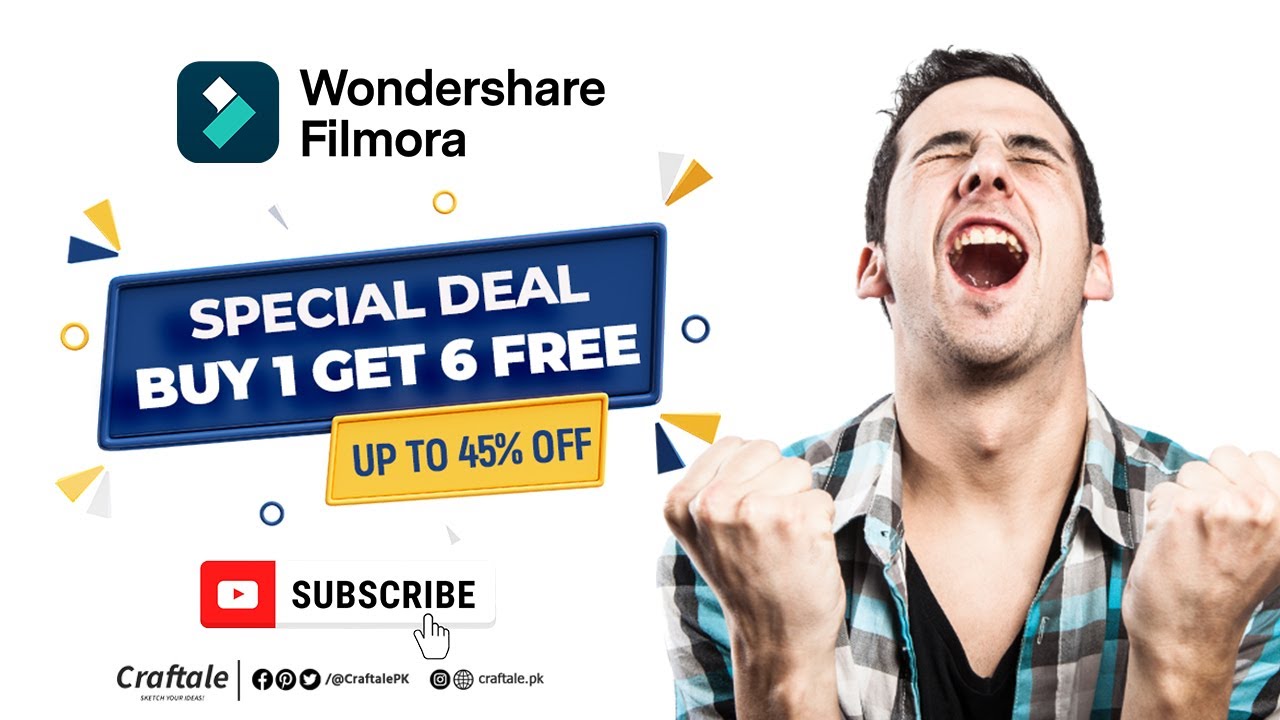(45% OFF) 🔥 Wondershare Filmora 12 Sale 2023 🔥 [Buy 1 Get 6 Free] - YouTube