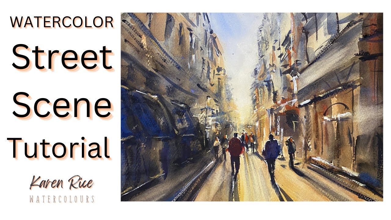 Watercolor Street Scene Tutorial - Using Some Alvaro Castagnet ...