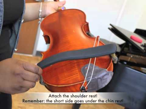 How to Set Up Your Violin or Viola for Orchestra - YouTube
