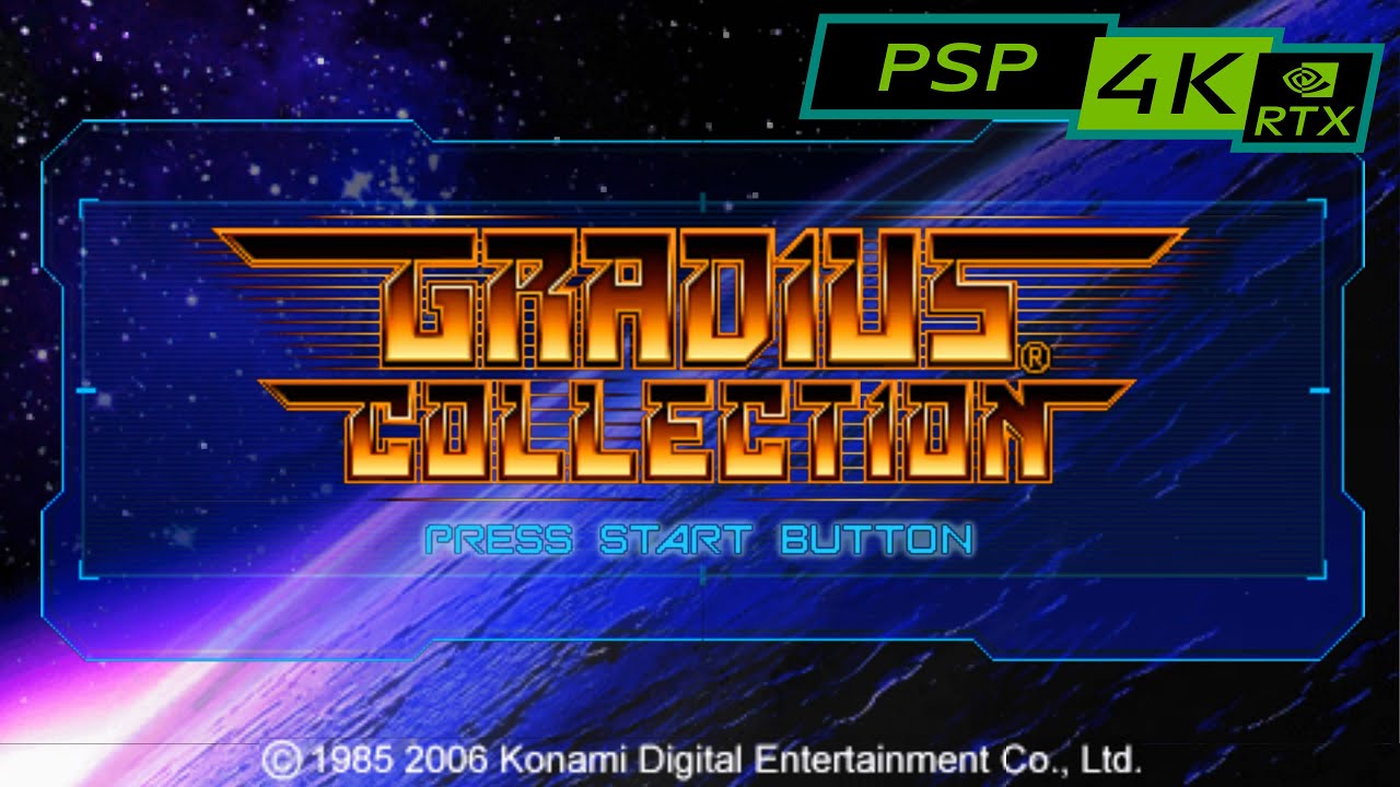 Gradius Collection / 4K PSP emulator PPSSPP / RTX 2080ti - YouTube