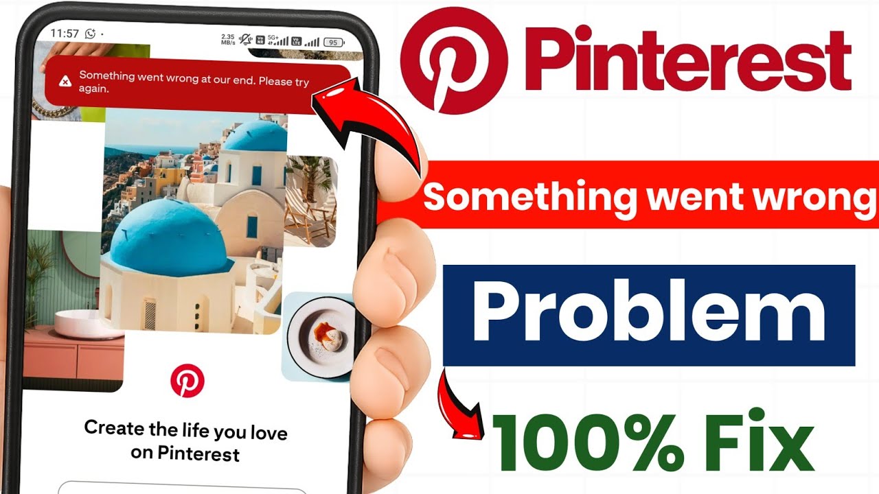 pinterest something went wrong problem | pinterest login problem ...