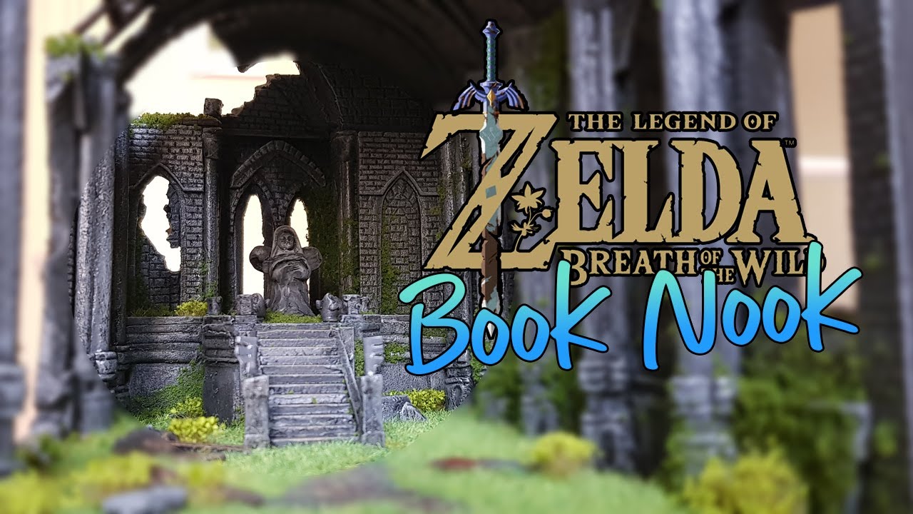 Breath of the Wild TEMPLE of TIME Book Nook // Zelda Crafts // Diorama ...