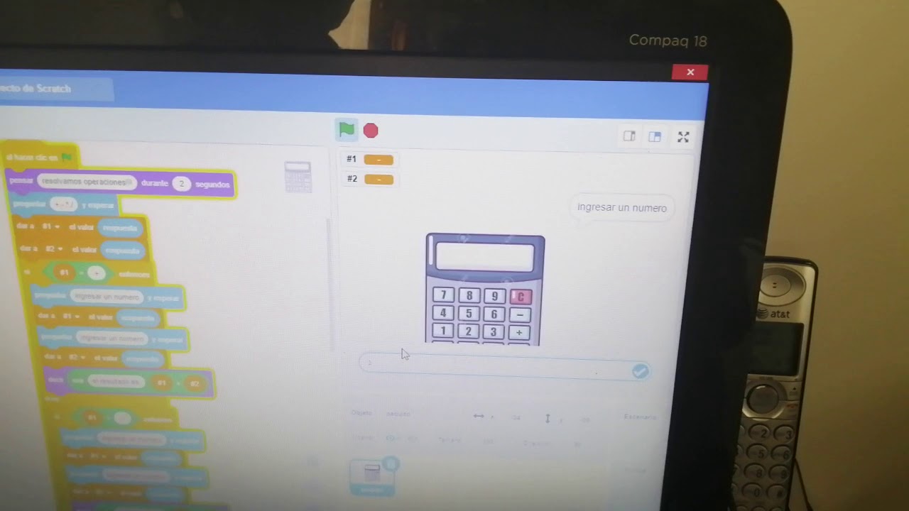 Calculadora scratch - YouTube