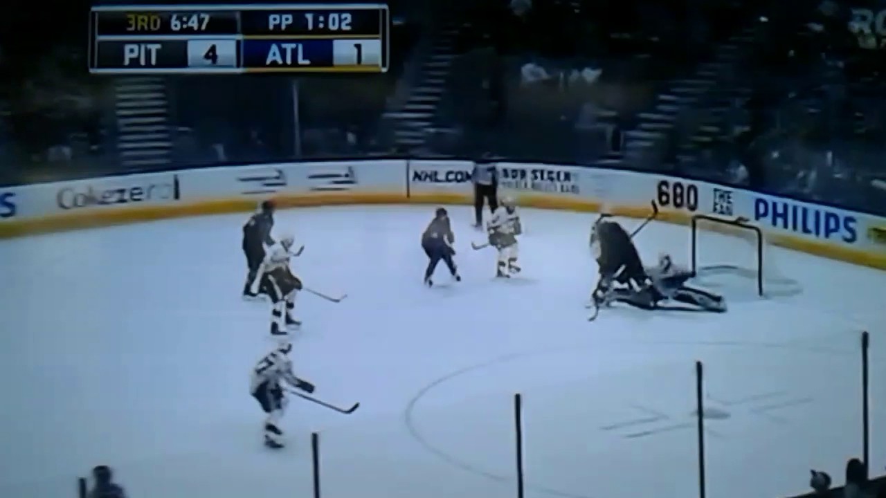 Atlanta thrashers last goal - YouTube