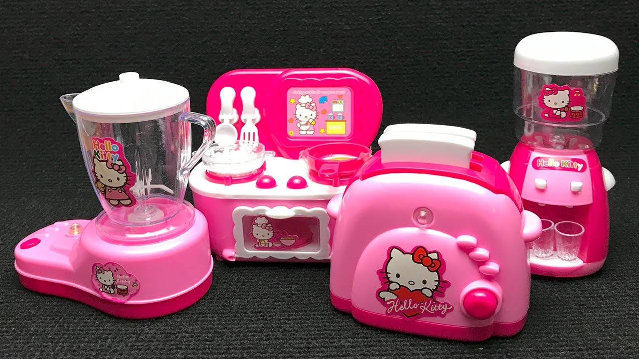 Hello Kitty Mini Household kitchen Set Satisfying with Unboxing ...