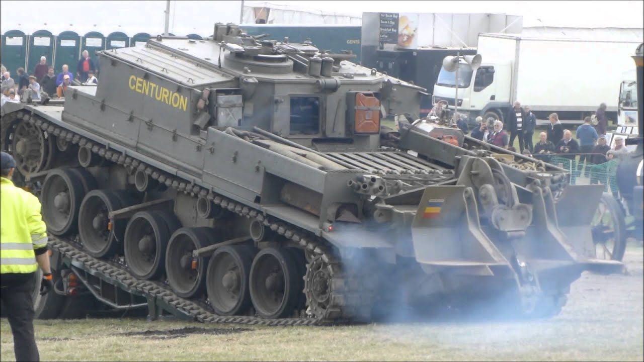 The Great Dorset Steam Fair 2015: FV4006 Centurion ARV Mk II - YouTube