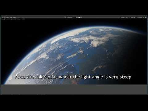 Atmosphere And Earth Shaders for Blender-Cycles