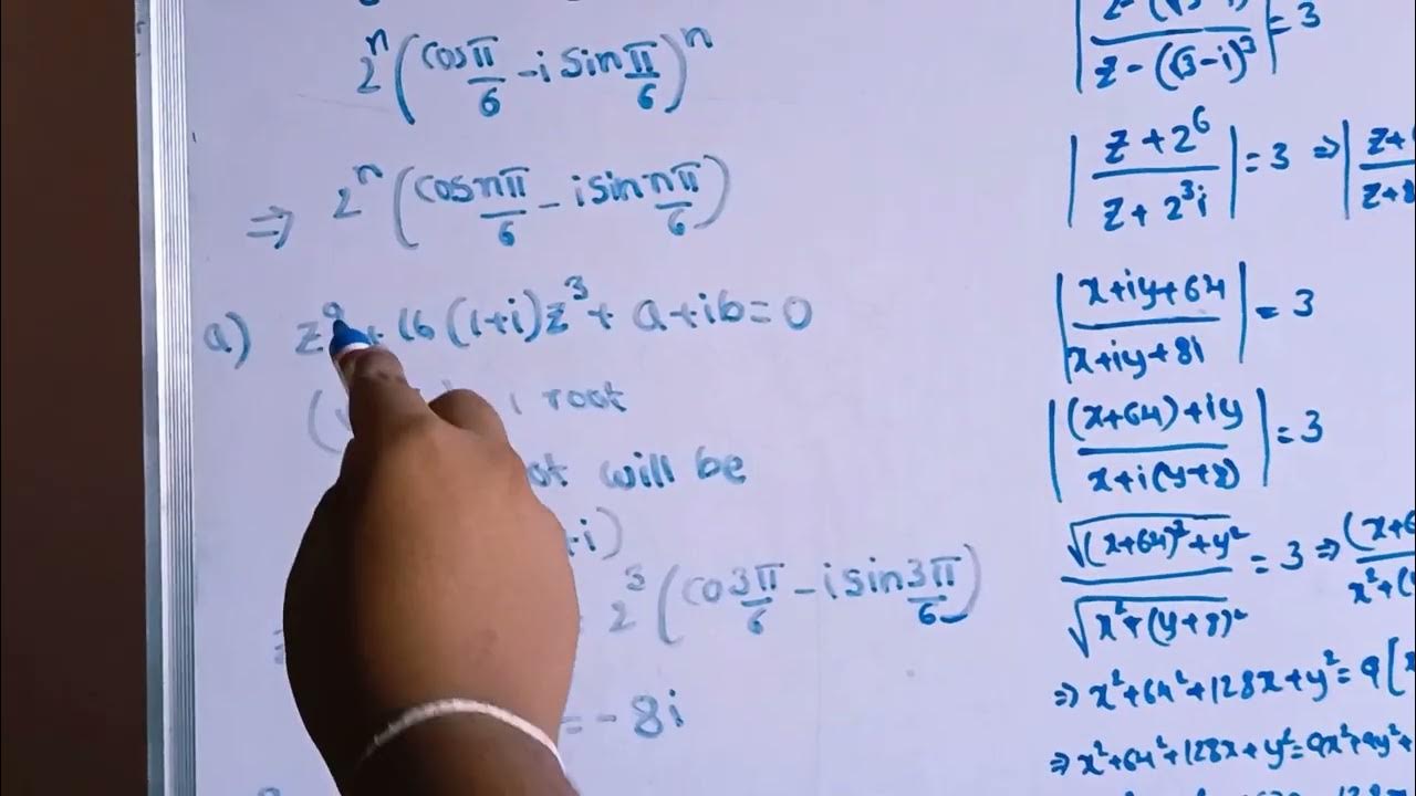 De-moivre's theorem|Complex numbers|#JEE-Advanced question# - YouTube