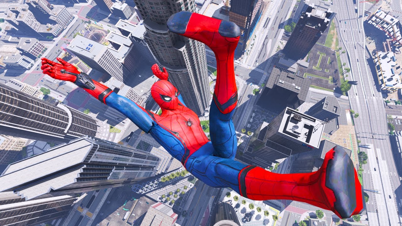 GTA 5 Falling off Highest Buildings - Funny Moments & Ragdoll Fails ...
