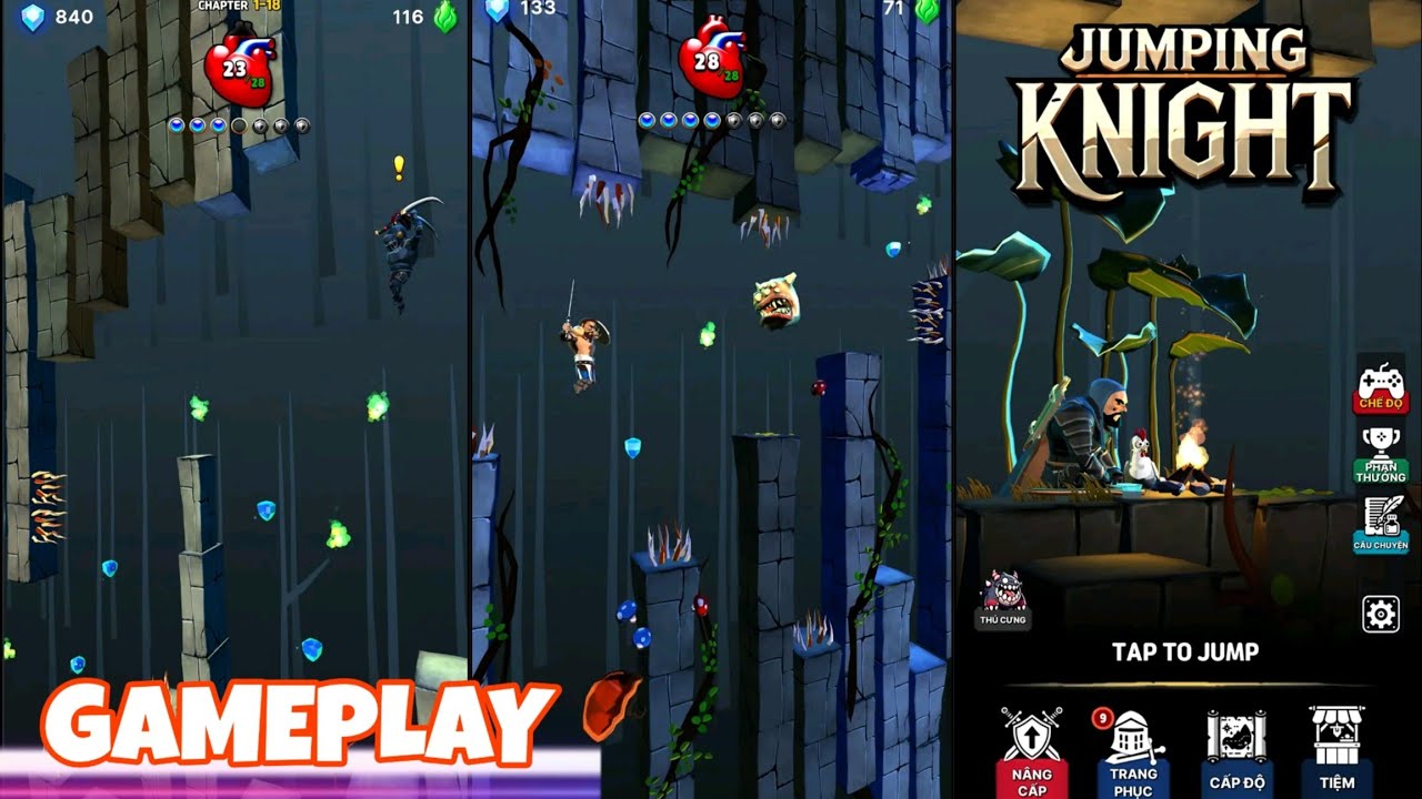 Jumping Knight Gameplay - Android Download - YouTube