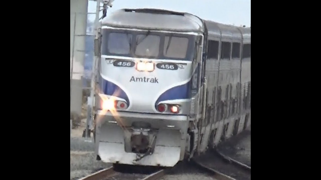 Amtrak Train 768 F59phi 456 Arrived At Old Town Station - YouTube