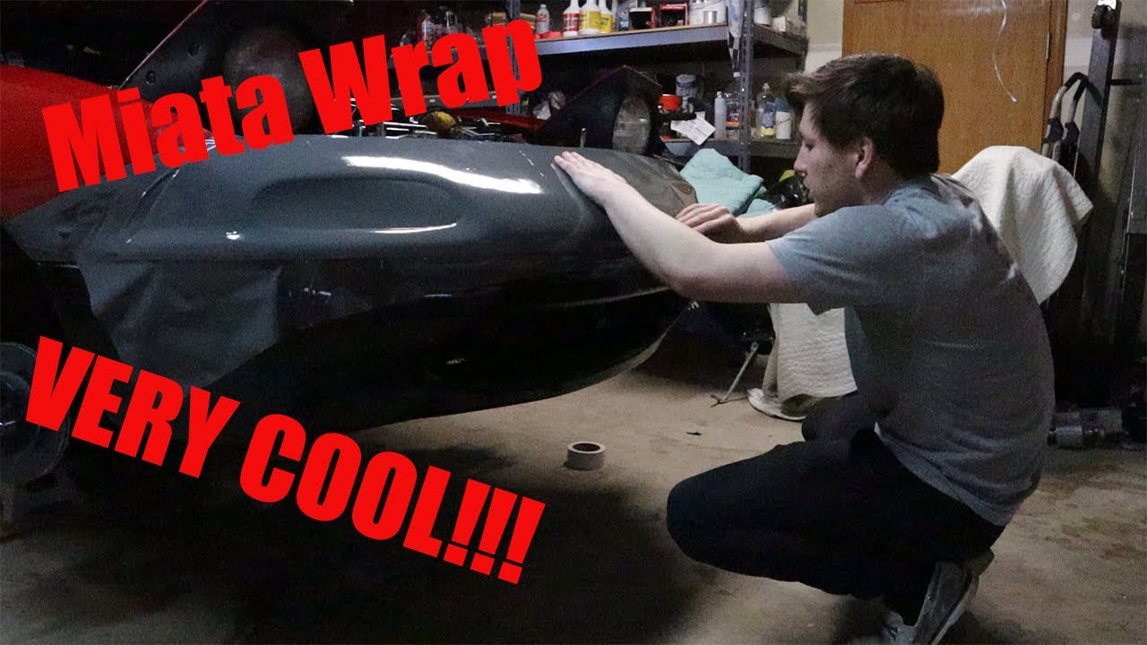 Custom Miata Wrap! | Spec Miata [Half Wrap] - YouTube