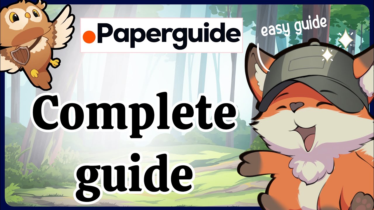 Paperguide AI Review & Tutorial: Boost Your Research Efficiency - Quick Walkthrough - YouTube