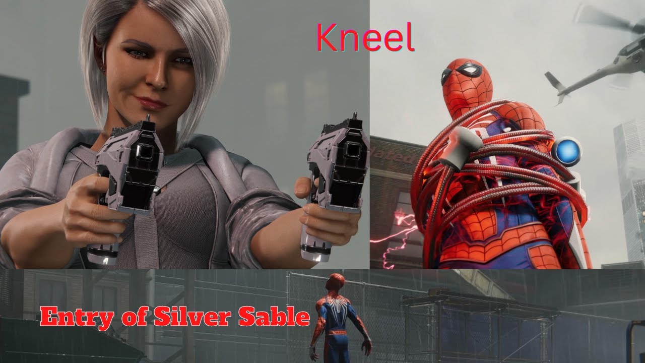 Entry of Silver Sable makes Spiderman KNEEL I Marvels Spider-man ...