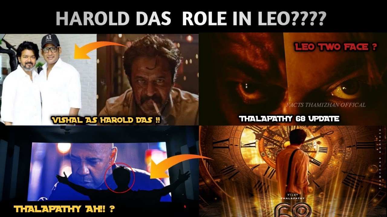 LEO & LCU |LEO VS HAROLD DAS| Thalapathy vijay | Arjun leo Glimpse ...