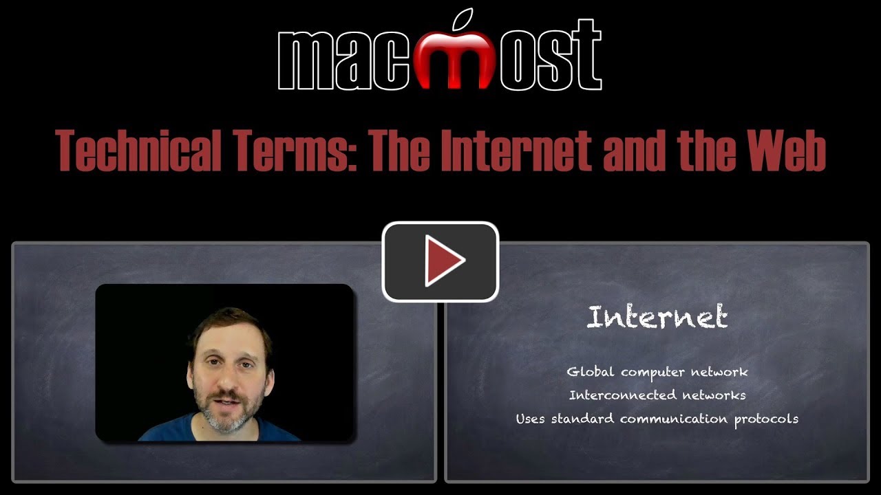 Technical Terms: The Internet and the Web (#1691) - YouTube