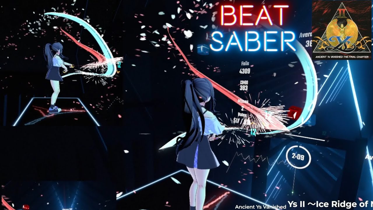 【ビートセイバー】Ice Ridge of Noltia - 古代祐三 (ゲーム『Ys II』BGM) / Mapper Sage-O ...