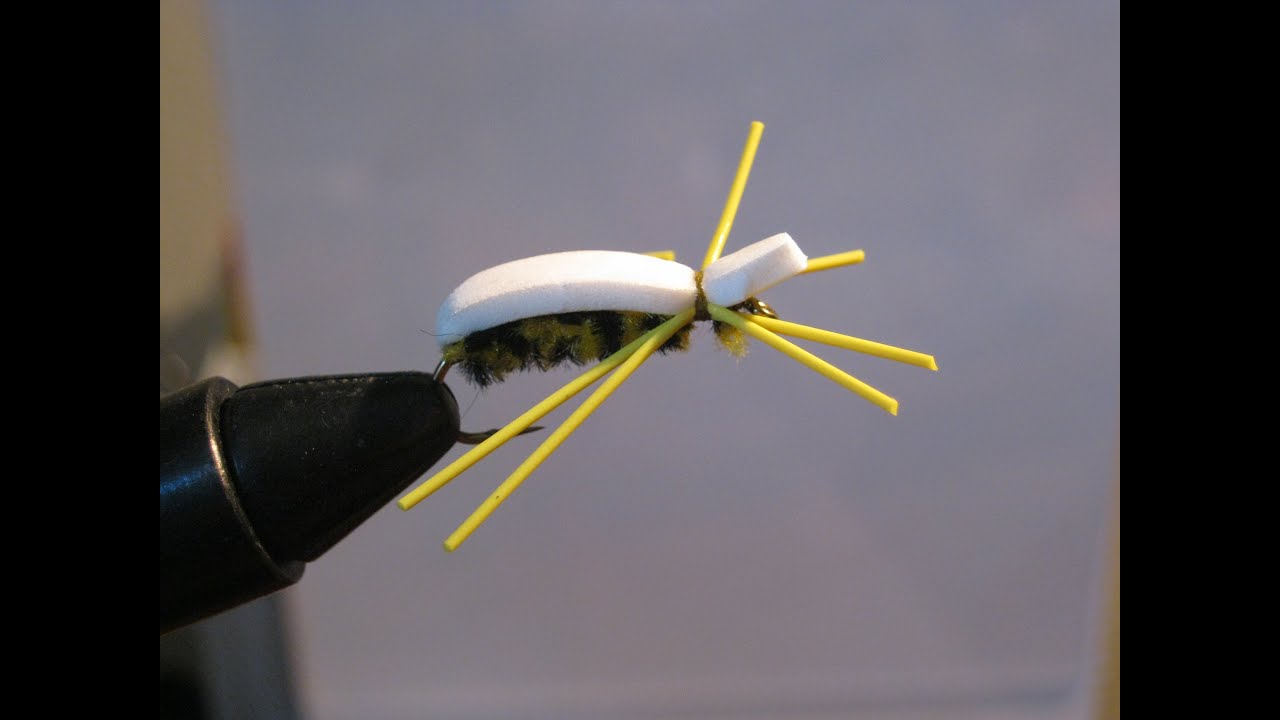 Fly Tying a Foam Spider - YouTube