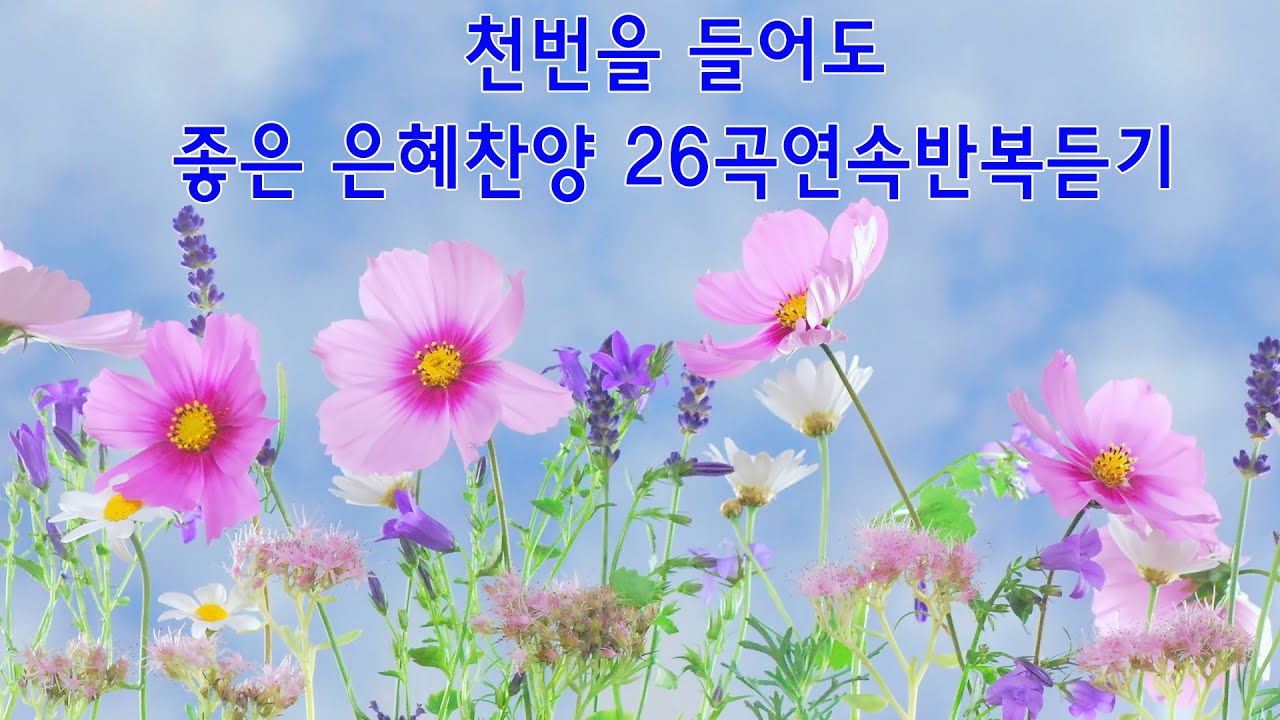 찬양모음 나는 예배자입니다 천번을 들어도 좋은 은혜찬양 26곡연속반복듣기 아침에듣는 아름다운 찬양 Ccm Youtube