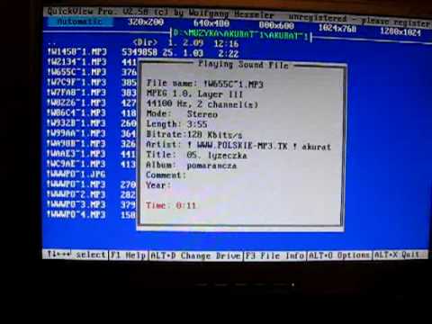 MS-DOS on modern PC - YouTube