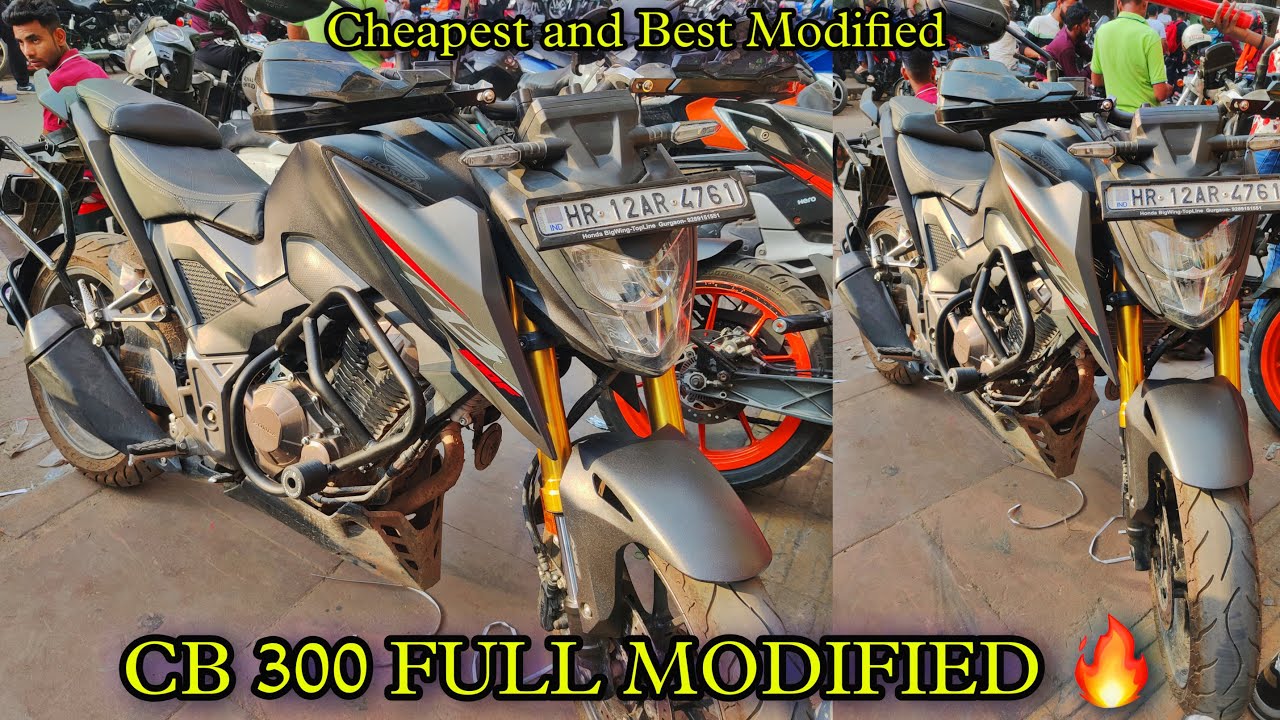 CB 300 Full Modified | CB 300 Crash Guard | Best and Cheap Price CB 300 ...