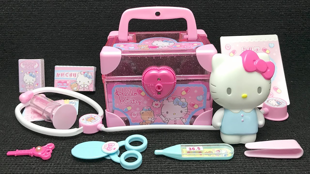 Hello Kitty Doctor Set Satisfying with Unboxing Compilation Toys ASMR ...