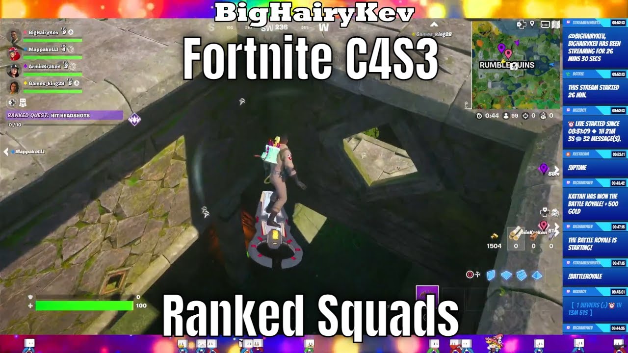 Fortnite C4S3 #12 - Ranked Squads #fortnite #gaming - YouTube