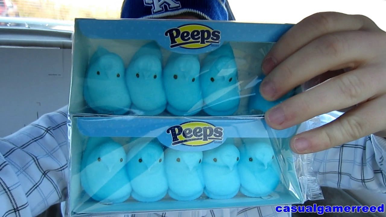 Reed Reviews - Peeps Marshmallow Blue - YouTube