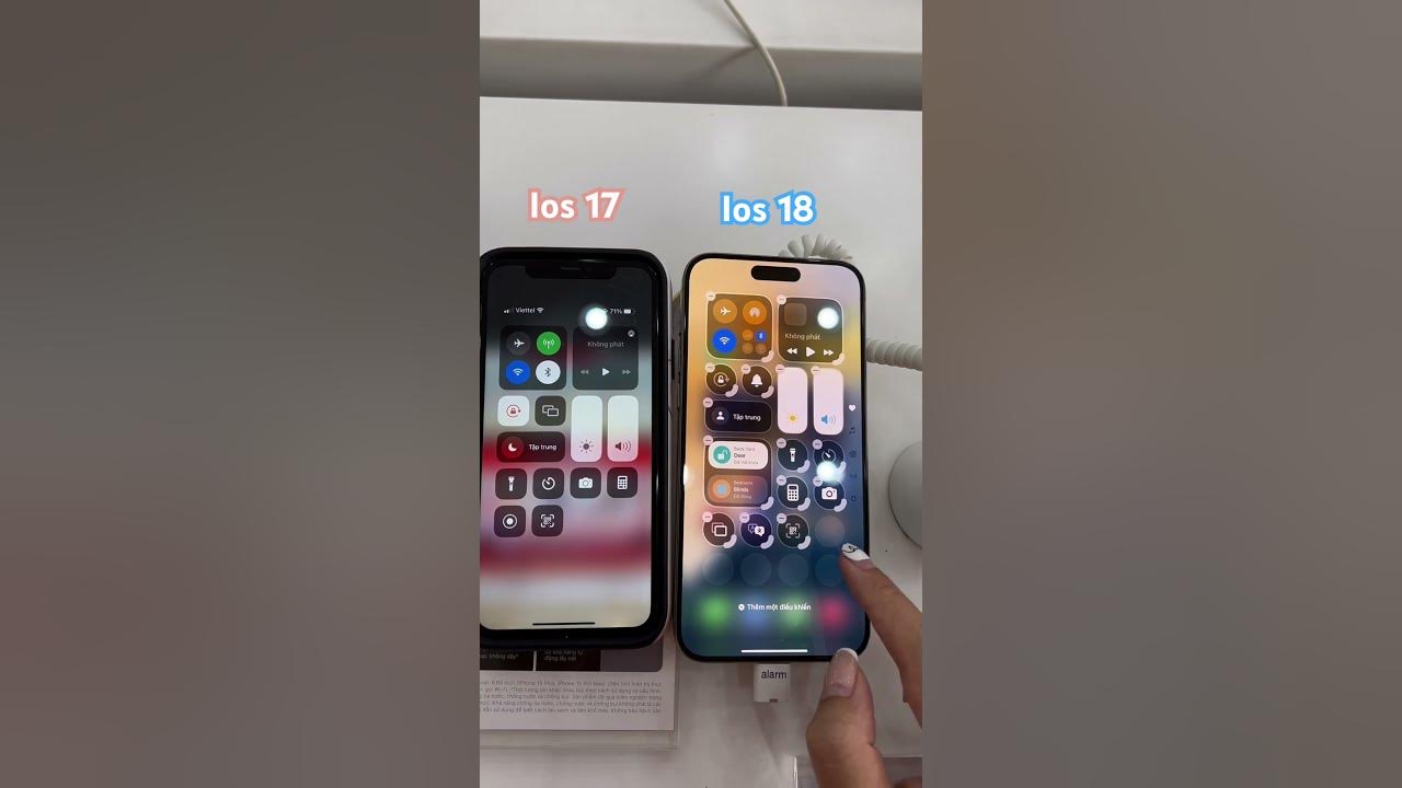 Điểm khác biệt giữa IOS 17 và IOS 18 #ios18 - YouTube