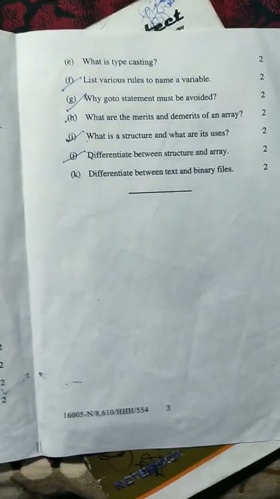 2023 previous year question paper of Clanguage( programming fundamentals using C) bca-2 pgdca ...