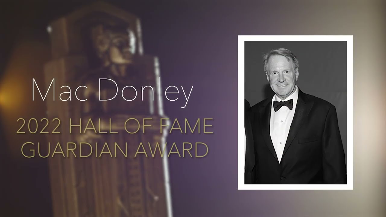 Mac Donley - Guardian Award - 2022 Hall of Fame CEA - YouTube