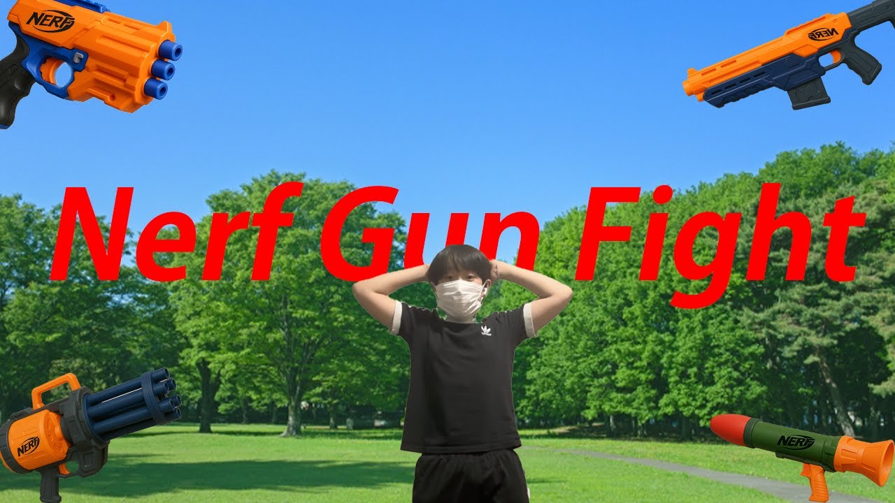 Nerf Gun Fight - YouTube