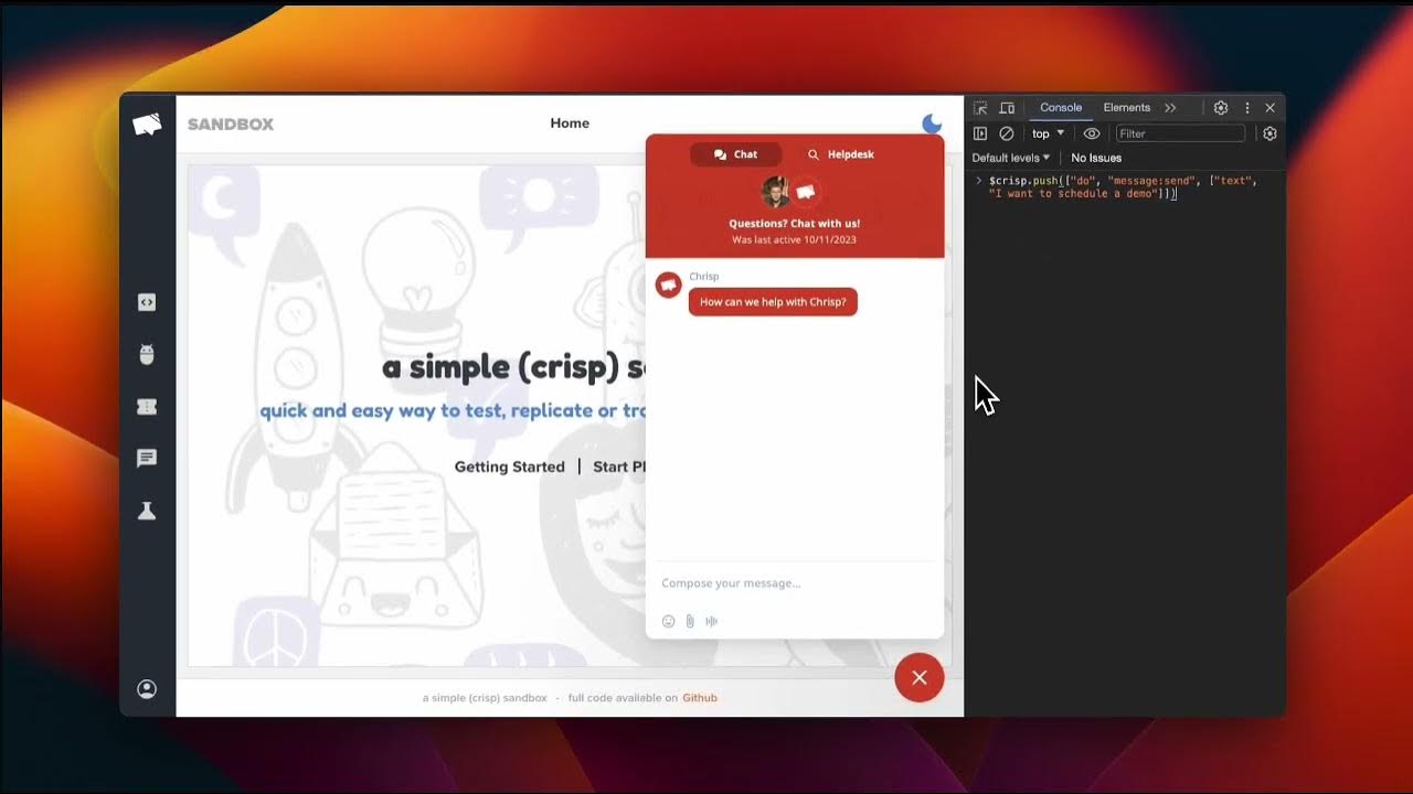 How to trigger a bot from a message sent through Javascript? - YouTube